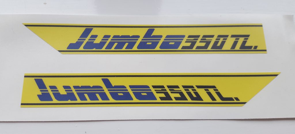 SWM side panel stickers TL350 Jumbo – Moto SWM